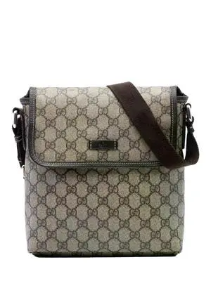 Gucci 2016-2026 Gg Supreme Crossbody Bag - Neutrals