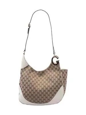 Gucci Gg Canvas Charlotte Shoulder Bag - Neutrals