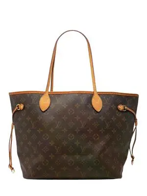 LOUIS VUITTON 2010 Monogram Neverfull Mm Tote Bag - Brown