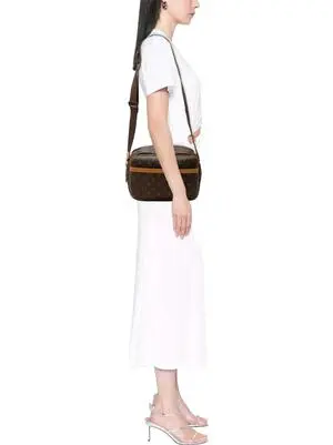 LOUIS VUITTON 2004 Monogram Reporter Pm Crossbody Bag - Brown