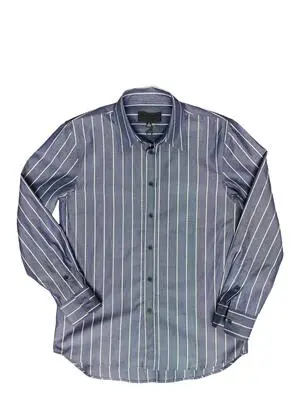 NILI LOTAN Raphael Striped Shirt - Blue