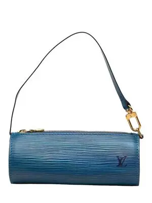 LOUIS VUITTON Louis Vuitton Epi Pochette Papillon Handbag Blue