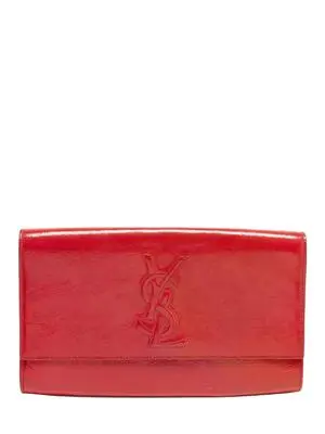 Saint Laurent Belle De Jour Clutch - Red