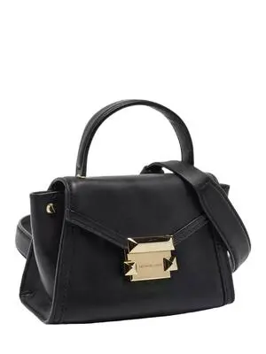 Michael Kors Mini Whitney Leather Handbag - Black