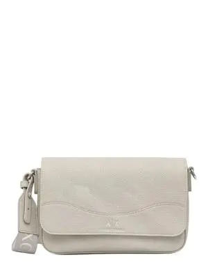 Armani Exchange Logo Print Strap Cross-body Bag - Neutrals