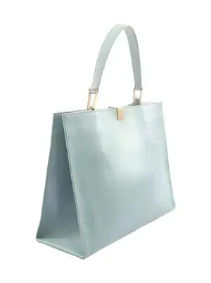 Balenciaga 2018-2026 Leather Le Dix Satchel - Blue