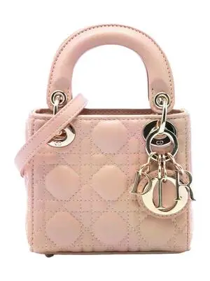 DIOR Christian Dior Micro Lambskin Lady Dior Satchel
