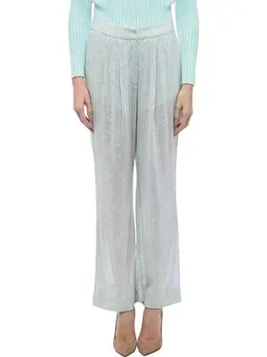 ROTATE BY BIRGER CHRISTENSEN Sequin-embellished Mesh Trousers - Green
