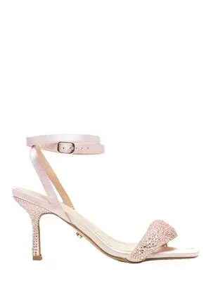 TWENTY FOURHAITCH Embellished Wrap-around Sandals - Pink