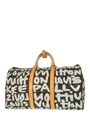 LOUIS VUITTON 2001 Graffiti Keepall 50 - Brown