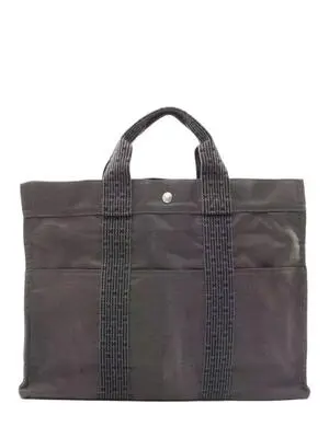 Hermès 20th Century Canvas Herline Mm Tote Bag - Grey