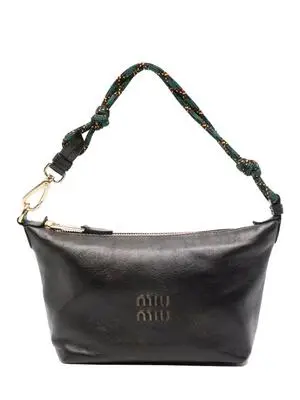 Miu Miu Nappa Leather Shoulder Bag - Brown