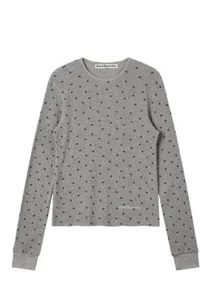 REST&RECREATION Printed Long-sleeve T-shirt - Grey