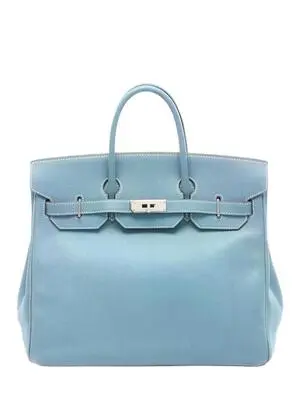 Hermès 2006 Epsom Hac Birkin 32 Handbag Blue