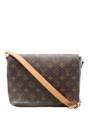 LOUIS VUITTON Monogram Musette Tango Long Strap Crossbody Bag - Brown