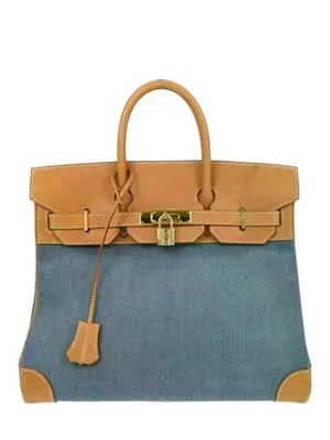 Hermès 1996 32 Haut A Courroies Handbag - Neutrals