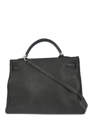 Hermès 35 Kelly Retourne Tote Bag - Black