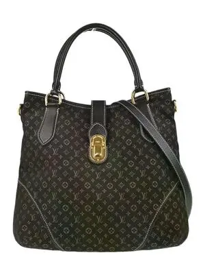 LOUIS VUITTON Elegie Monogram Tote Bag - Brown