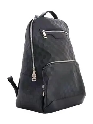LOUIS VUITTON Avenue Damier Infini Leather Backpack - Black