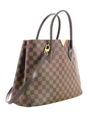 LOUIS VUITTON Louis Vuitton Kensington Damier Tote Bag Brown