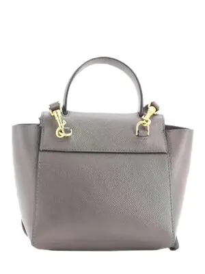 Celine Belt Bag Textured Leather Pico Shoulder Bag - Grey