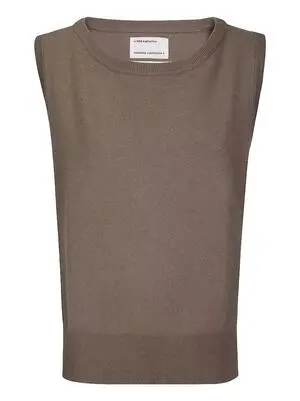 Extreme Cashmere Katherine Knitted Vest - Brown