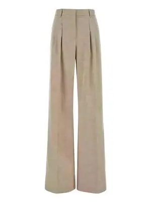 Andamane Nathalie Wide-leg Trousers - Neutrals