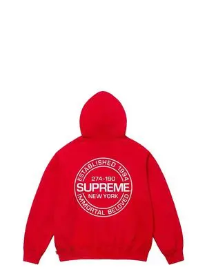 Supreme Immortal Logo-print Hoodie - Red