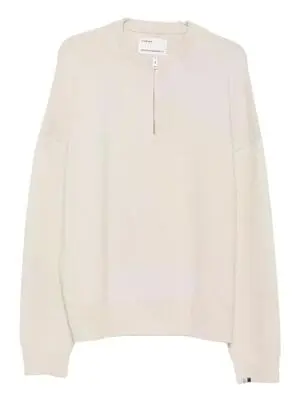 Extreme Cashmere Quarter-zip Sweater - Neutrals