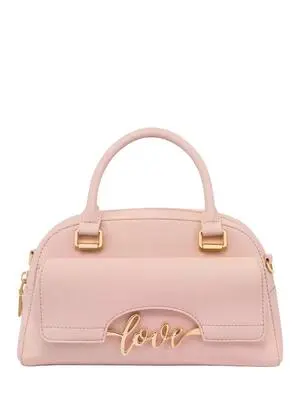 Moschino Logo-lettering Shoulder Bag - Pink