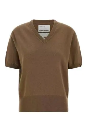 Extreme Cashmere N°490 Martina Short-sleeve Sweater - Brown