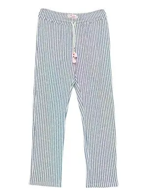 MC2 SAINT BARTH Calais Crochet Drawstring Trousers - Blue