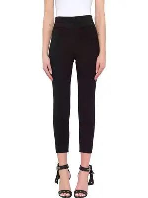 Alexander McQueen Cropped Zipped-hem Trousers - Black