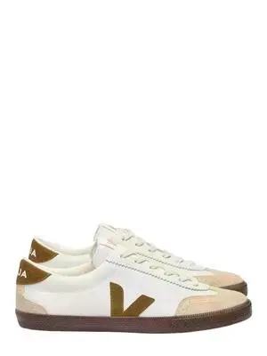 VEJA Volley Leather Tent Bark Sneakers - White