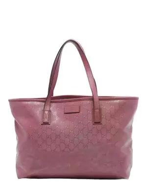 Gucci 2016-2026 Medium Gg Imprime Tote Bag - Pink