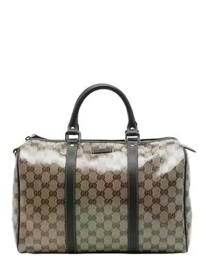 Gucci 2000-2015 Medium Gg Crystal Joy Boston Bag - Neutrals
