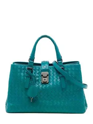 BOTTEGA VENETA 2012-2026 Small Nappa Intrecciato Roma Satchel