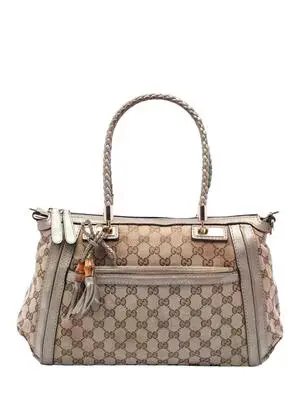 Gucci Gg Canvas Bella Satchel - Neutrals