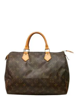 LOUIS VUITTON 1994 Monogram Speedy 30 Boston Bag - Brown