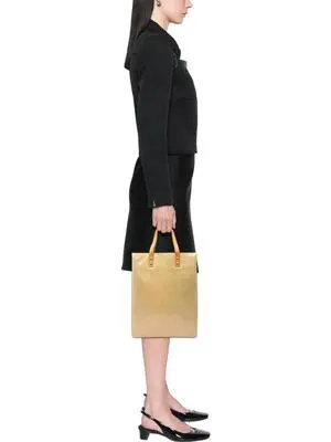 LOUIS VUITTON 2002 Monogram Vernis Reade Mm Tote Bag Neutrals