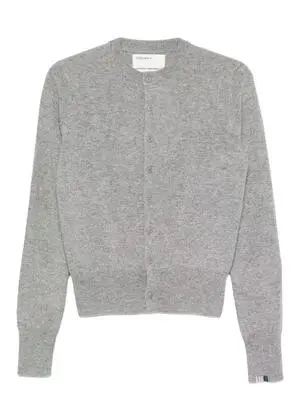 Extreme Cashmere Little 2 Button-fastening Long-sleeve Cardigan - Grey