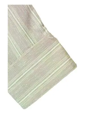 STOFFA Striped Band-collar Shirt - Neutrals