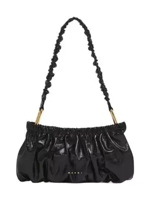 MARNI Crinkled Gathered Clutch Bag