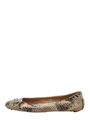 FERRAGAMO Varina Gancini Ballet Flats - Neutrals