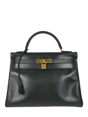 Hermès Hermès 1989 32 Kelly Sellier Bag Green