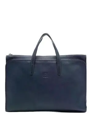 LOEWE 2014 Leather Anagram Briefcase Business Bag
