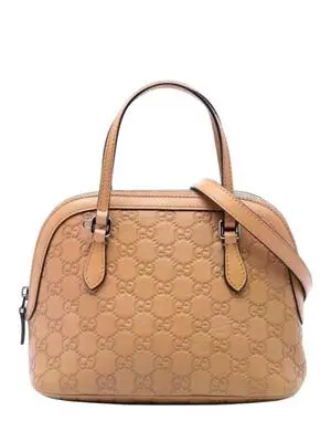 Gucci 2016-2026 Mini Guccissima Dome Satchel - Brown