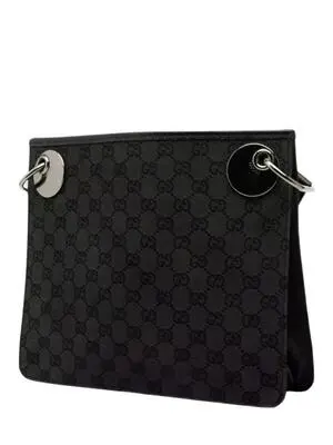 Gucci 2000-2015 Gg Canvas Eclipse Crossbody Bag - Black