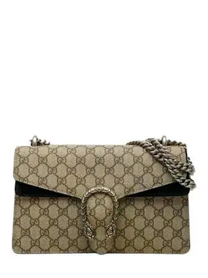 Gucci 2016-2026 Medium Gg Supreme Dionysus Shoulder Bag - Neutrals