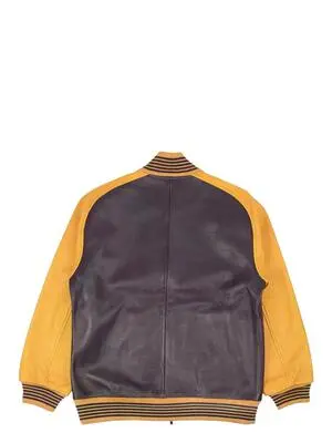 Needles Patch-detail Award Jacket - Brown